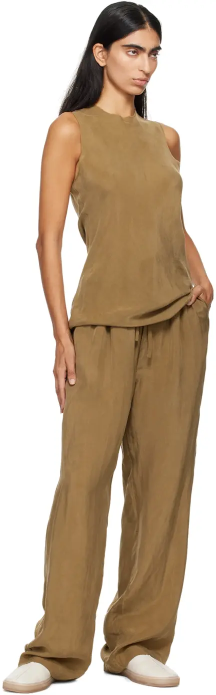 Gabriela Coll Garments No.256 Tank Top In 14 - Brown - 50% Off